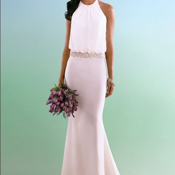 Dresses | Halter Beach Boho Wedding Dress | Poshmark